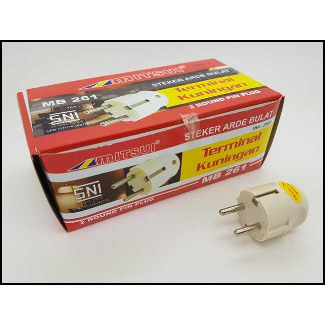 Jual steker bulat MITSUI sudah SNI & terminal kuningan | Jakmall.com