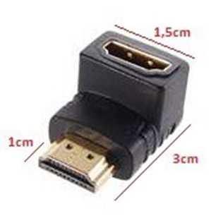 Jual L Shape HDMI Converter Male to Female | Jakmall.com