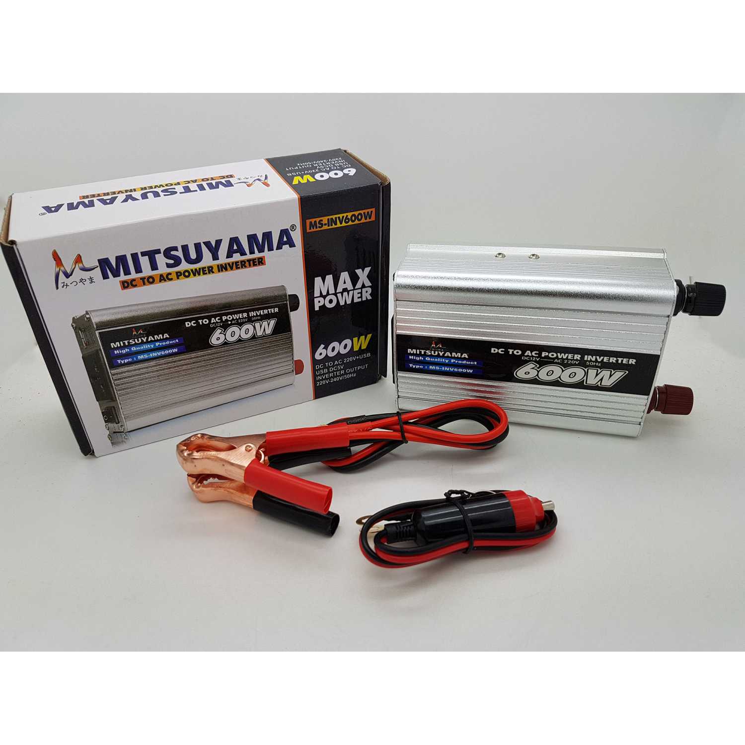 Jual Power Inverter DC to AC Merk MITSUYAMA With USB 5v | Jakmall.com