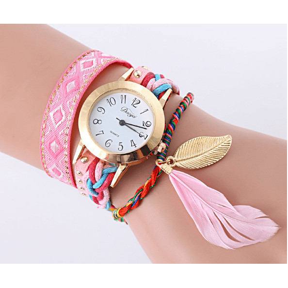 Jual jam tangan gelang pita bulu halus - HHM322 | Jakmall.com