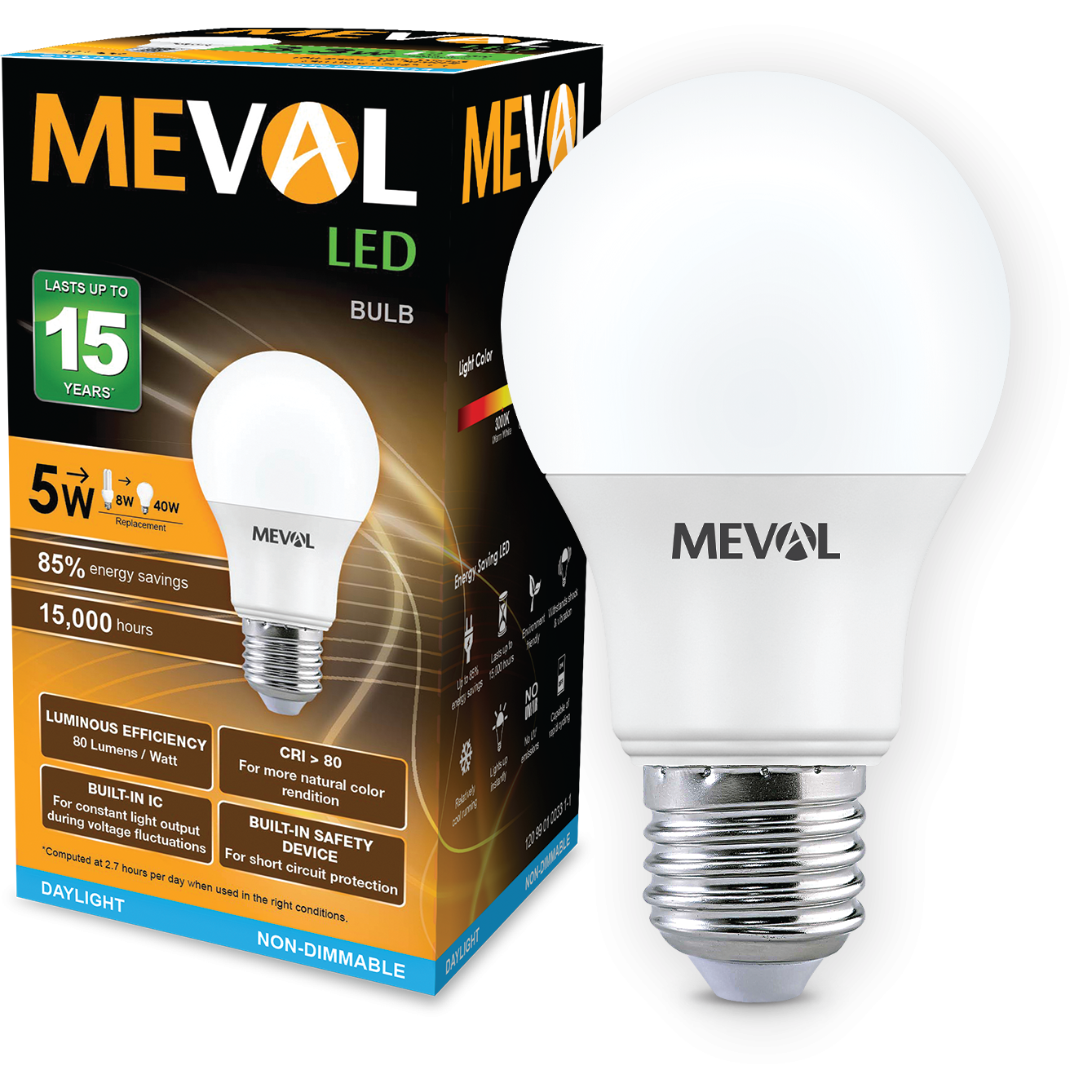 Jual MEVAL LED Bulb 5W | Jakmall.com