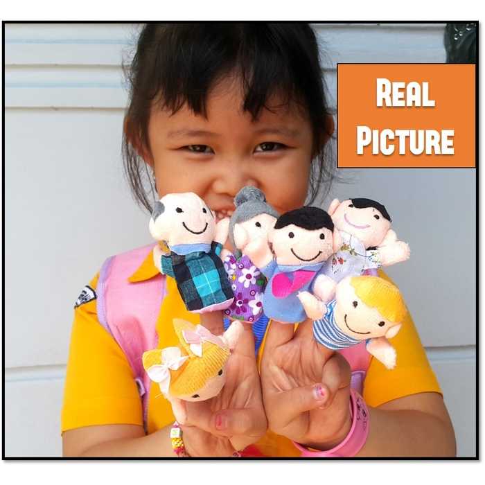 Jual Boneka Jari Keluarga - Family Finger Puppet Set | Jakmall.com