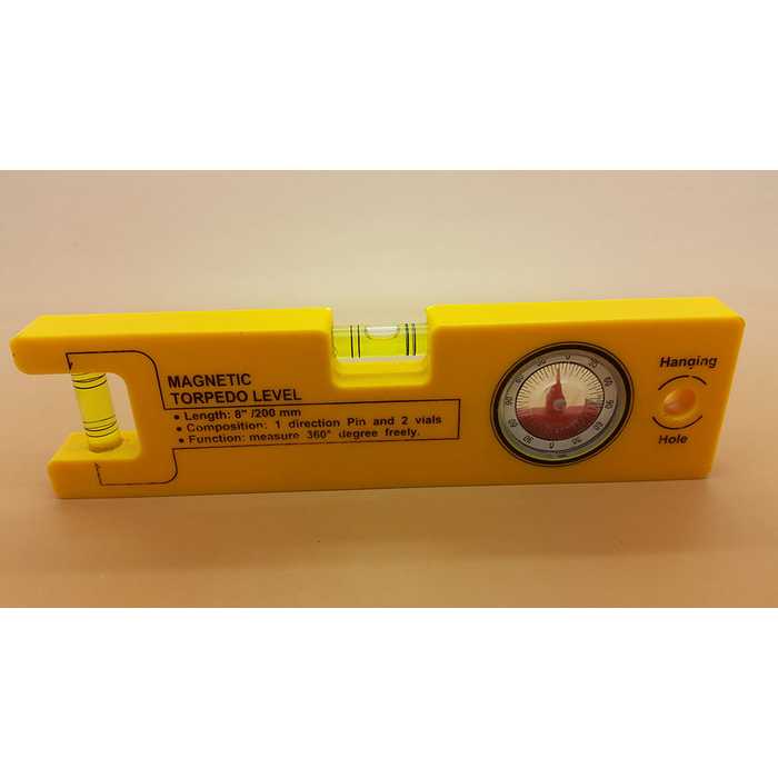 Jual Waterpass / Magnetic Torpedo Level with Magnet + Busur