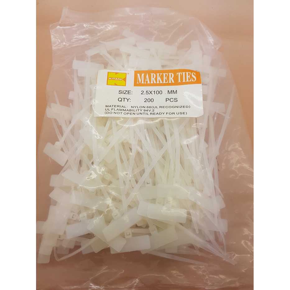 Jual Maker TIE / Name Tag / Cable Ties / Pengikat Kabel Label