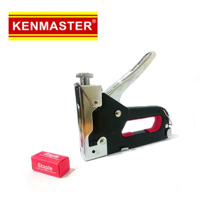 Jual Kenmaster Stapler Staples Gun Besi Besar 4 - 14mm | Jakmall.com