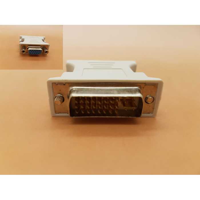 Jual DVI 24+5 Pin Male to VGA 15Pin Female adapter | Jakmall.com