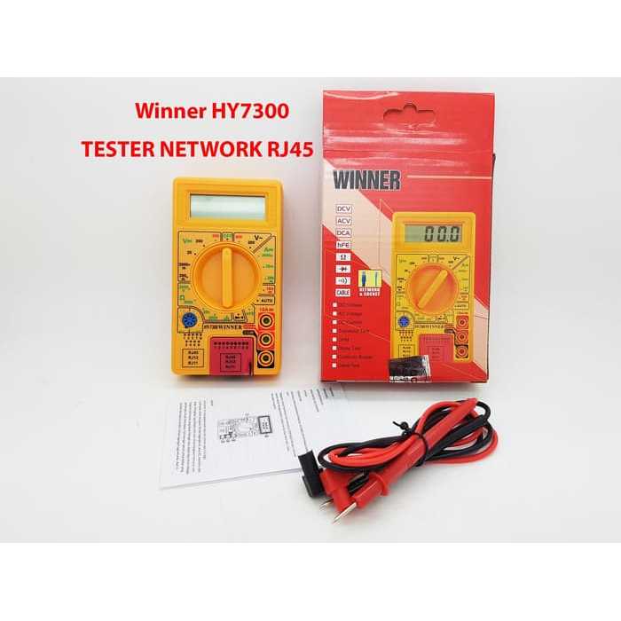 Jual Digital Multitester Winner HY7300 + LAN Tester | Jakmall.com