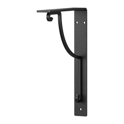 Jual IKEA EKBY HALL Braket uk 24x18x3cm warna hitam | Jakmall.com