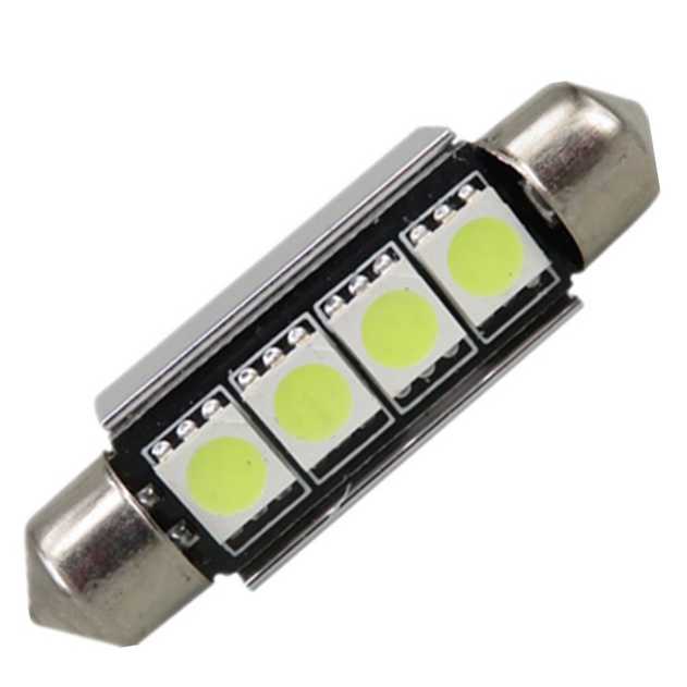 Jual JMS - Lampu LED Kabin Plafon Mobil - Festoon CANBUS 4 SMD