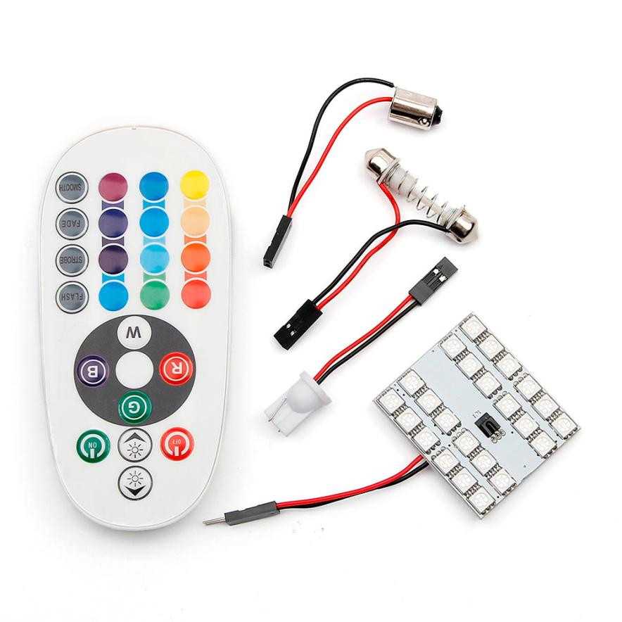 Jual JMS - Lampu LED Kabin Plafon Mobil Dome Panel Light 24 SMD