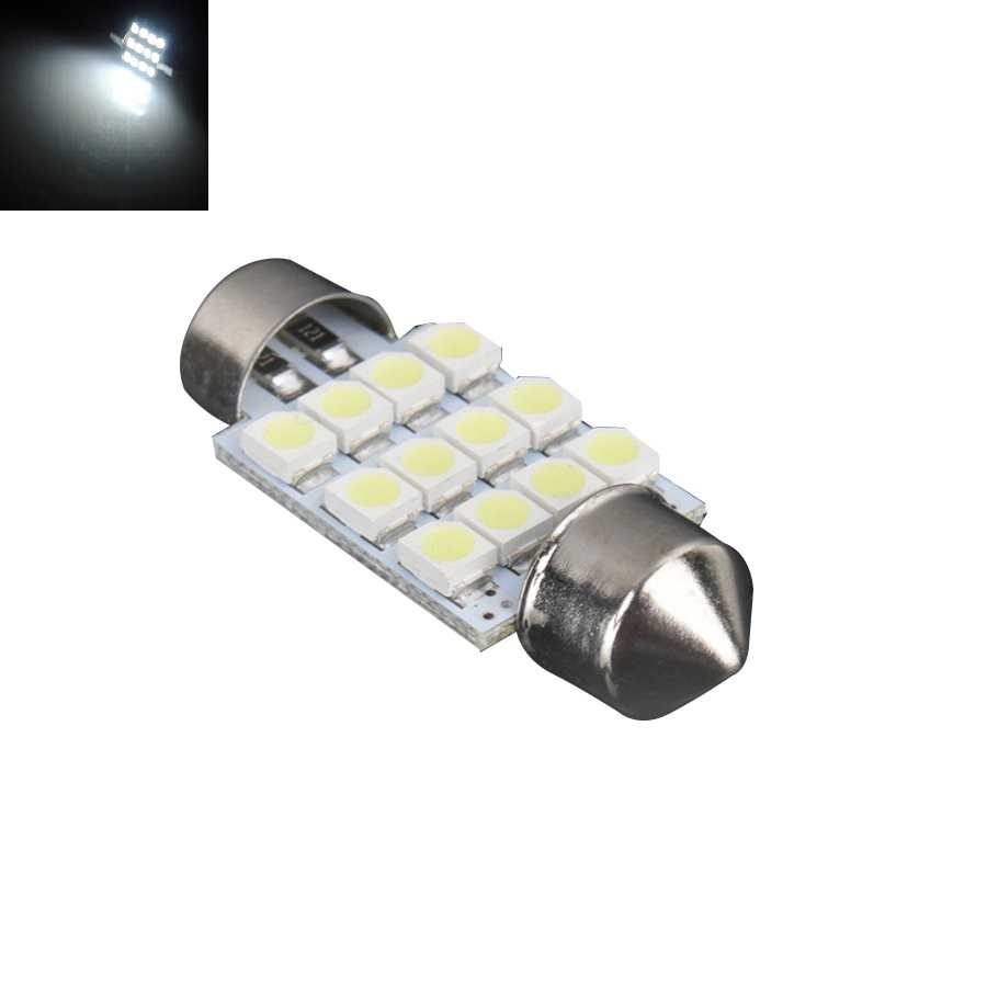 Jual JMS - Lampu LED Kabin Plafon Mobil Festoon Double Wedge 12