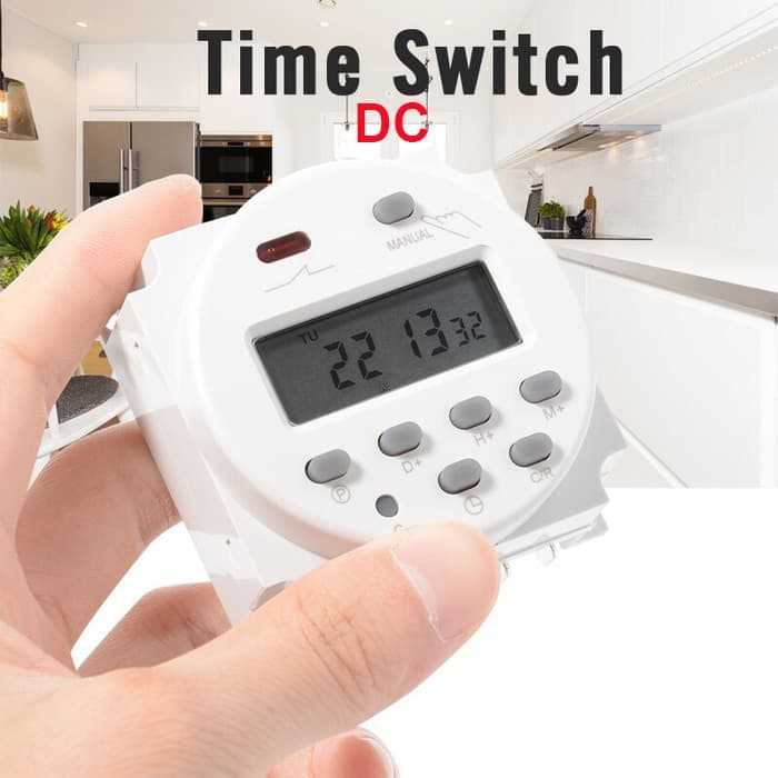 Jual Dc 12v Digital Timer Programmable Switch Auto On / Off