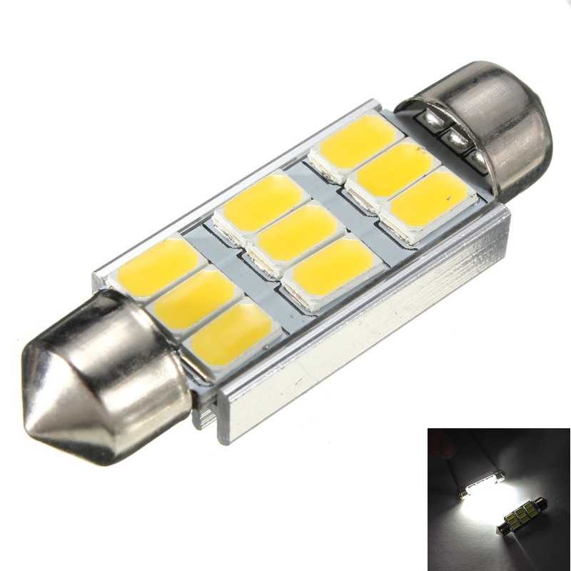 Jual JMS - Lampu LED Kabin Plafon Mobil - Festoon CANBUS 6 SMD