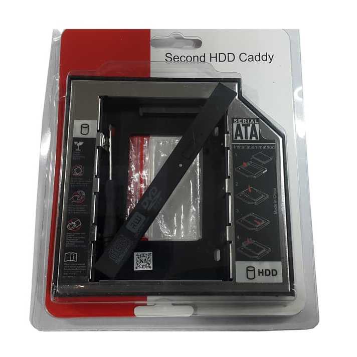 Jual HDD Caddy 12.7 mm Tebal SATA to SATA DVD SLOT To HDD SLOT