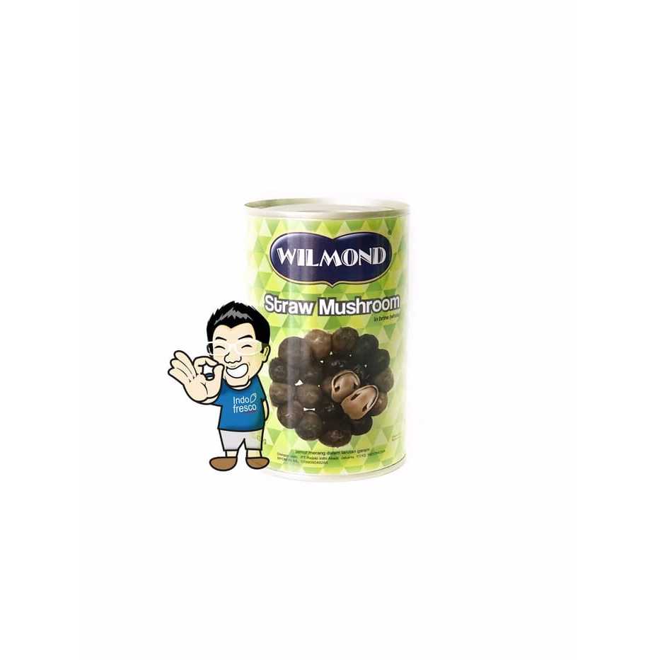 Jual Wilmond Jamur Kaleng - Straw Whole Mushroom In Brine Canned