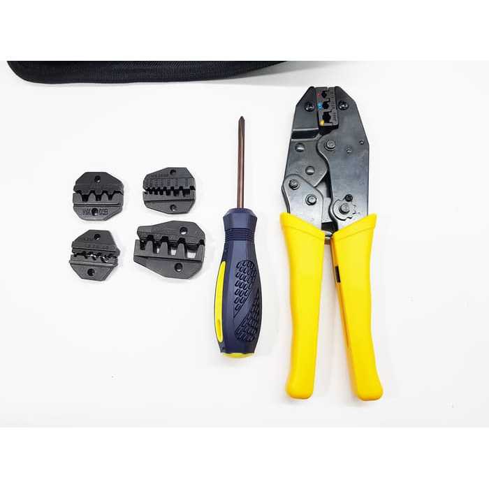 Jual Tang Crimping Skun 5 in 1 Ratchet Set Screwdriver | Jakmall.com