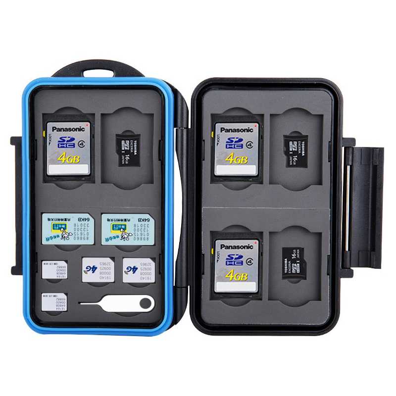 Jual JJC Memory Card Holder Storage Box 6 SD 6 Micro SD Card