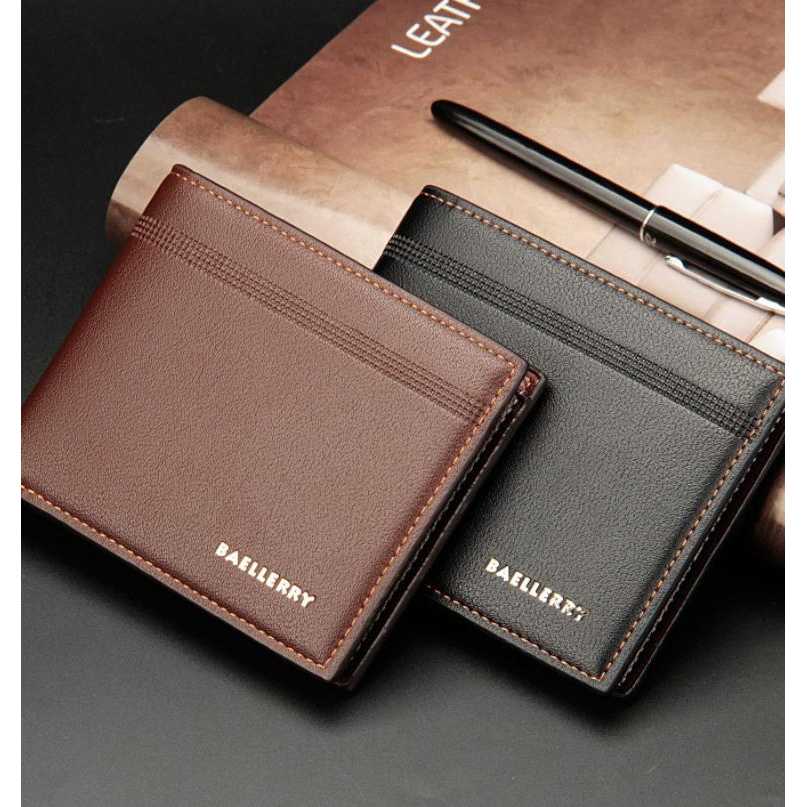 Jual BAELLERRY Mens Deluxe Wallet - Dompet Bifold Pria | Jakmall.com