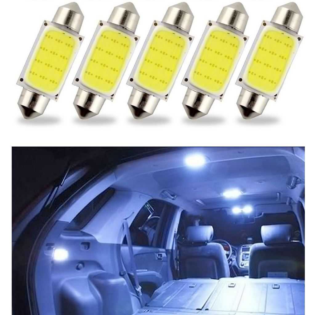 Jual Lampu Interior Mobil LED Plat Dome Light C5W 2W Cool White