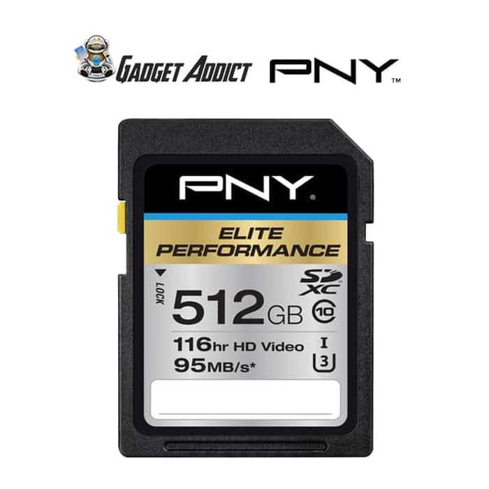 Jual PNY Elite Performance 512GB SDXC Card | Jakmall.com