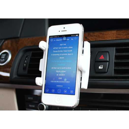 Jual Car phone hp holder bracket hp di AC mobil lucu unik