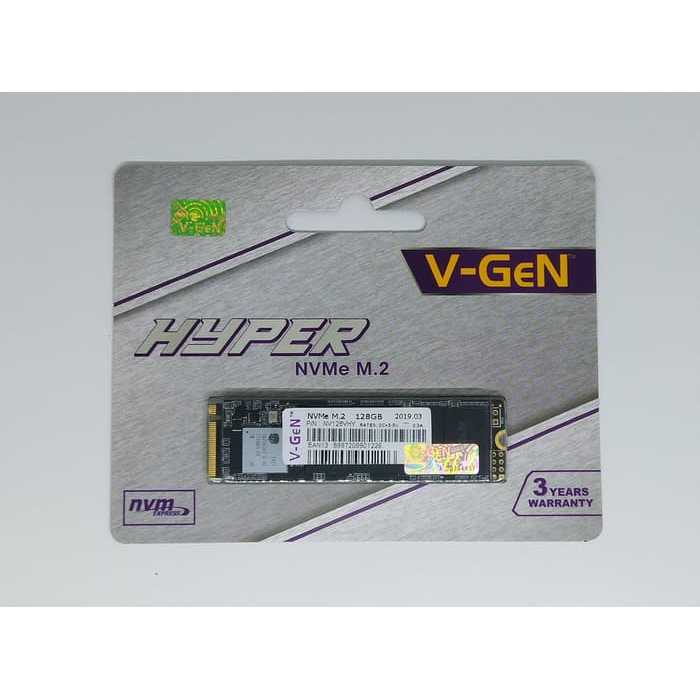 Jual Solid State Drive V-GeN 128GB M.2 NVMe PCIe Gen 3.0 - SSD