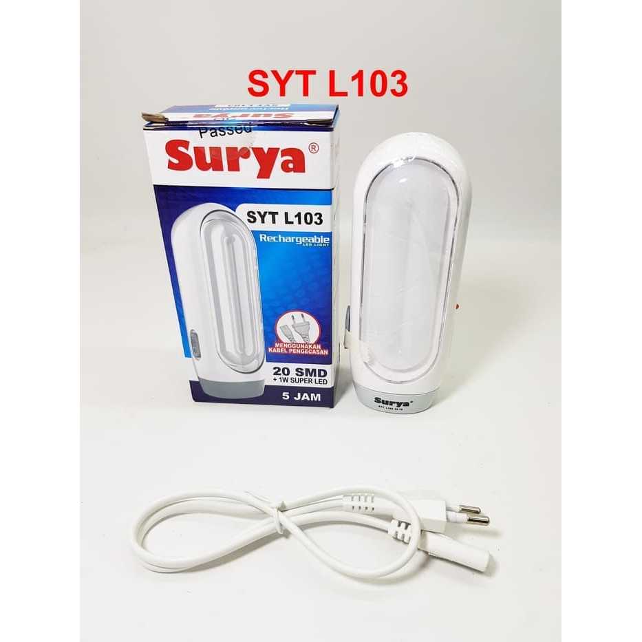 Jual Senter Lampu SURYA SYT L103 Emergency Led Darurat Lamp