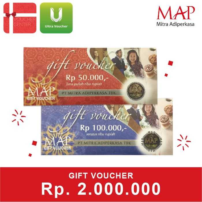 Jual Voucher MAP Rp 2.000.000 | Jakmall.com