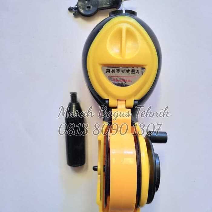 Jual Sipatan Tinta / Chalk Line / Benang Sipat Tukang 15 Meter