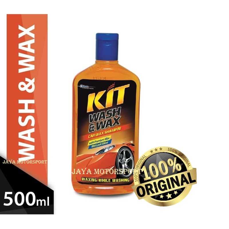Jual KIT Wash and Wax Shampoo Pembersih Mobil & Motor 500 ml