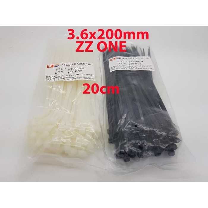Jual Kabel Tis ZZ ONE 20 cm x 3.6mm / Cable Tie / Kabel Ties