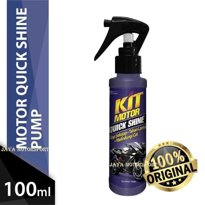 Jual Kit Motor Quick Shine Pembersih & Pengkilap Motor Spray 100