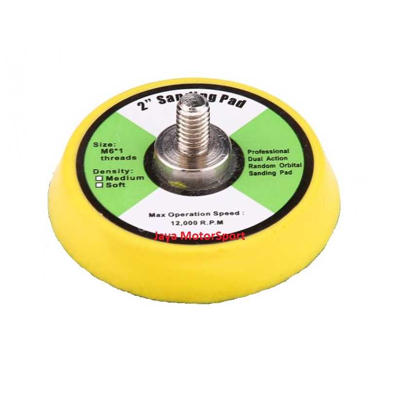 Jual DA Back Up Backing Pad Velcro Rubber 2"/50mm- M6 Salon