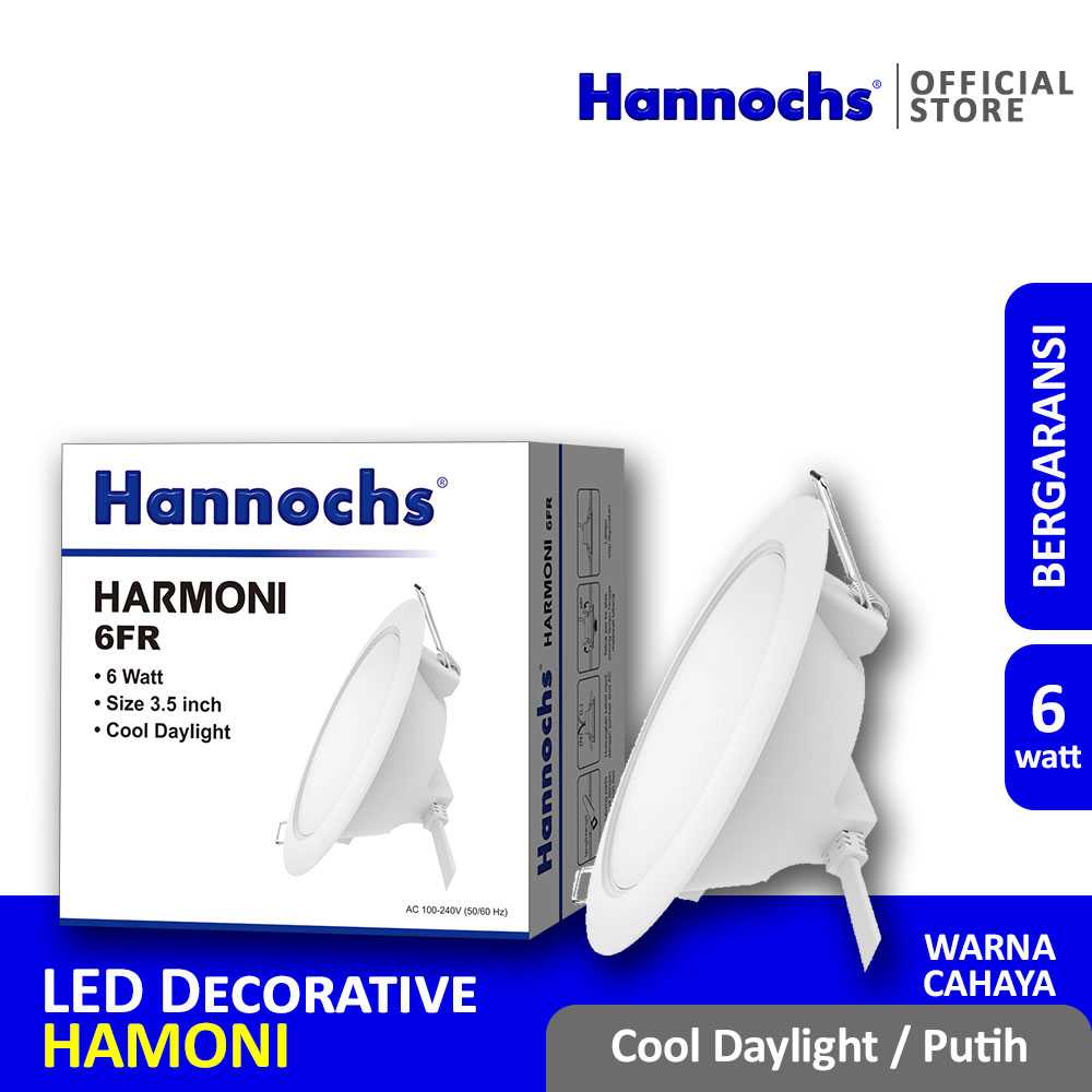 Jual Hannochs - Downlight LED Decorative Harmoni FR - 6 Watt