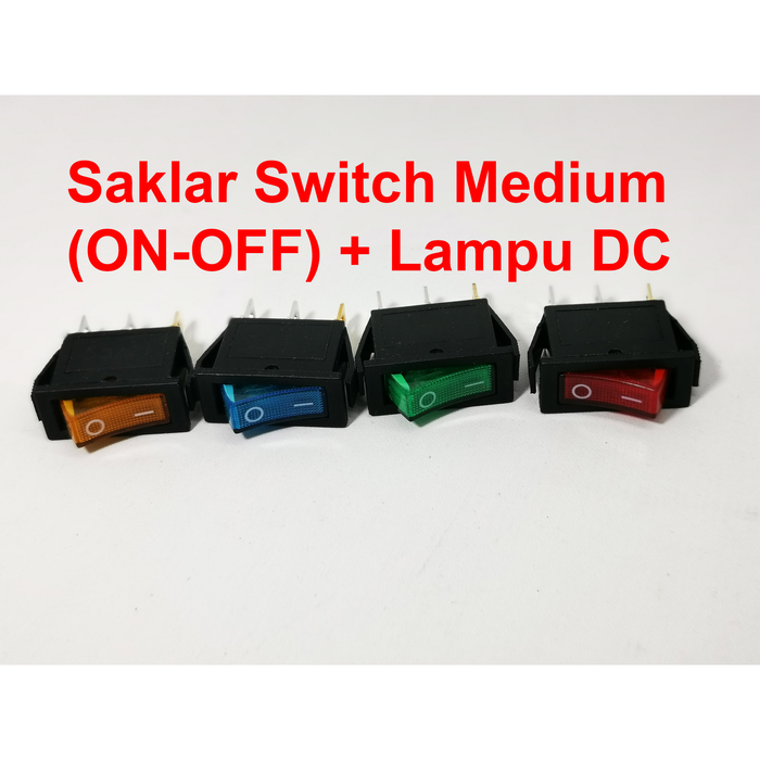 Jual Saklar Switch Medium (ON-OFF) + Lampu DC 12v | Jakmall.com