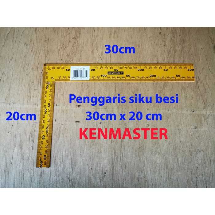 Jual penggaris siku besi 30cm x 20cm besi tebal besi siku