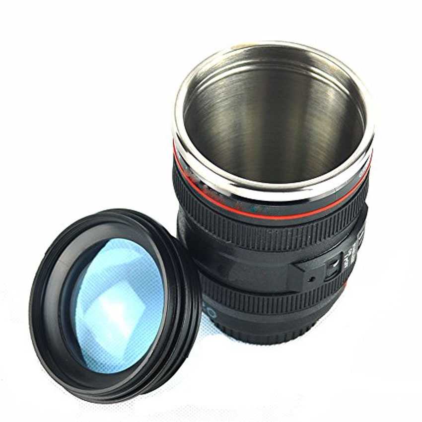 Jual The Lens Cup Mug Stainless - Gelas Cangkir Lensa | Jakmall.com