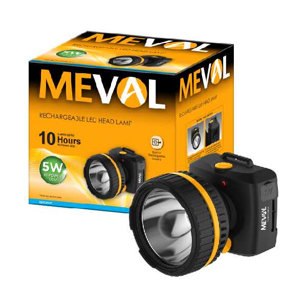 Jual Meval LED Head Lamp 5W - Kuning | Jakmall.com