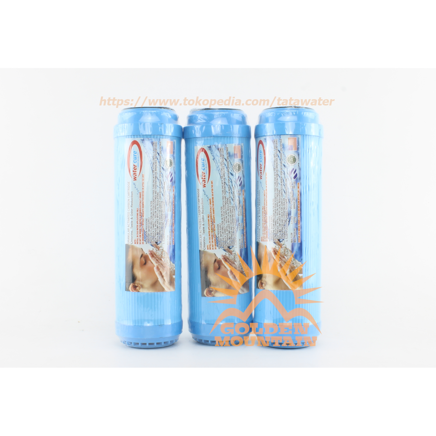 Jual Cartridge GAC (Granular Activated Carbon)10" Isi 3 pcs