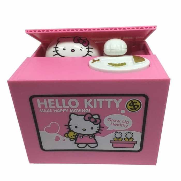 Jual Hello Kitty Piggy Bank Coin - Celengan Koin Bentuk Kucing