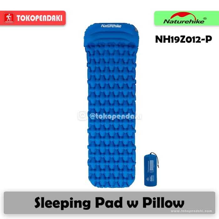 Jual NatureHike Sleeping Pad w Bantal Matras Angin Kasur Tenda