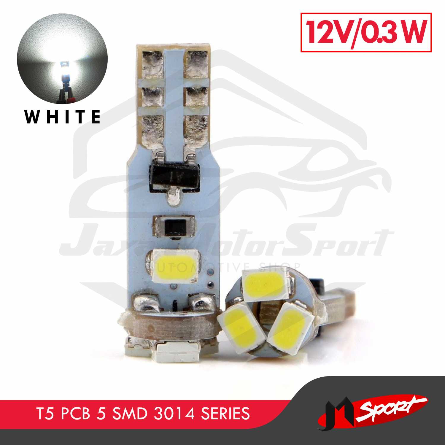 Jual JMS - Lampu LED Mobil Motor Speedometer Dashboard T5 PCB 5