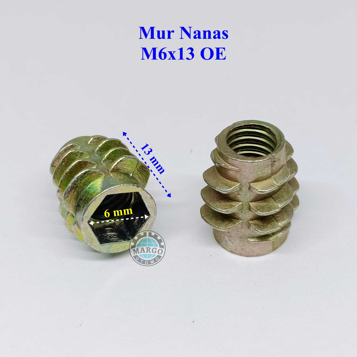 Jual Mur Nanas Mur Tanam OE M6x13 | Jakmall.com