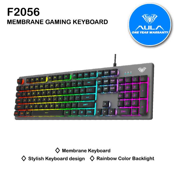 Jual Keyboard Gaming Membrane AULA F2056 | Jakmall.com