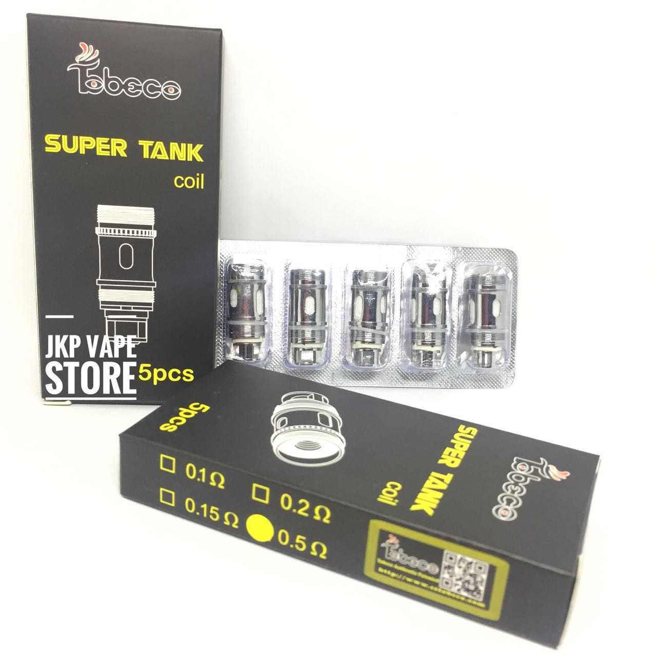 Jual TOBECO SUPER TANK COIL 0.5 O - REPLACEMENT COIL VAPE