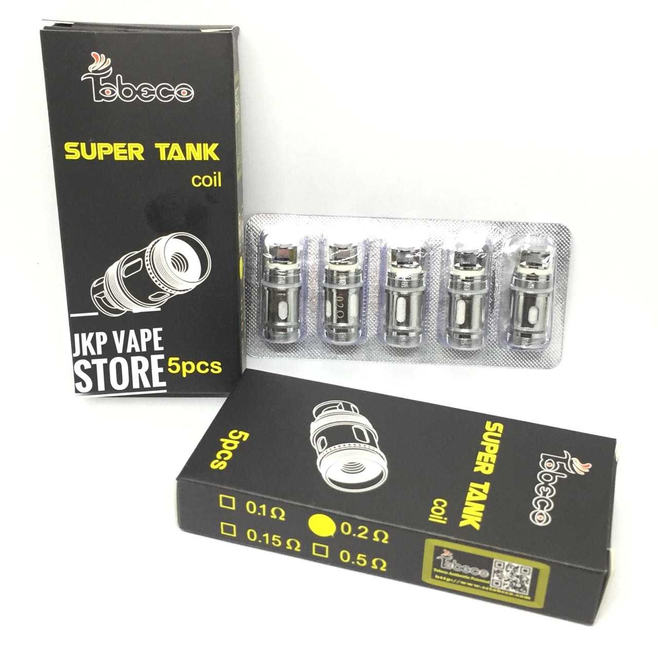 Jual TOBECO SUPER TANK COIL 0.2 OHM - REPLACEMENT COIL VAPE