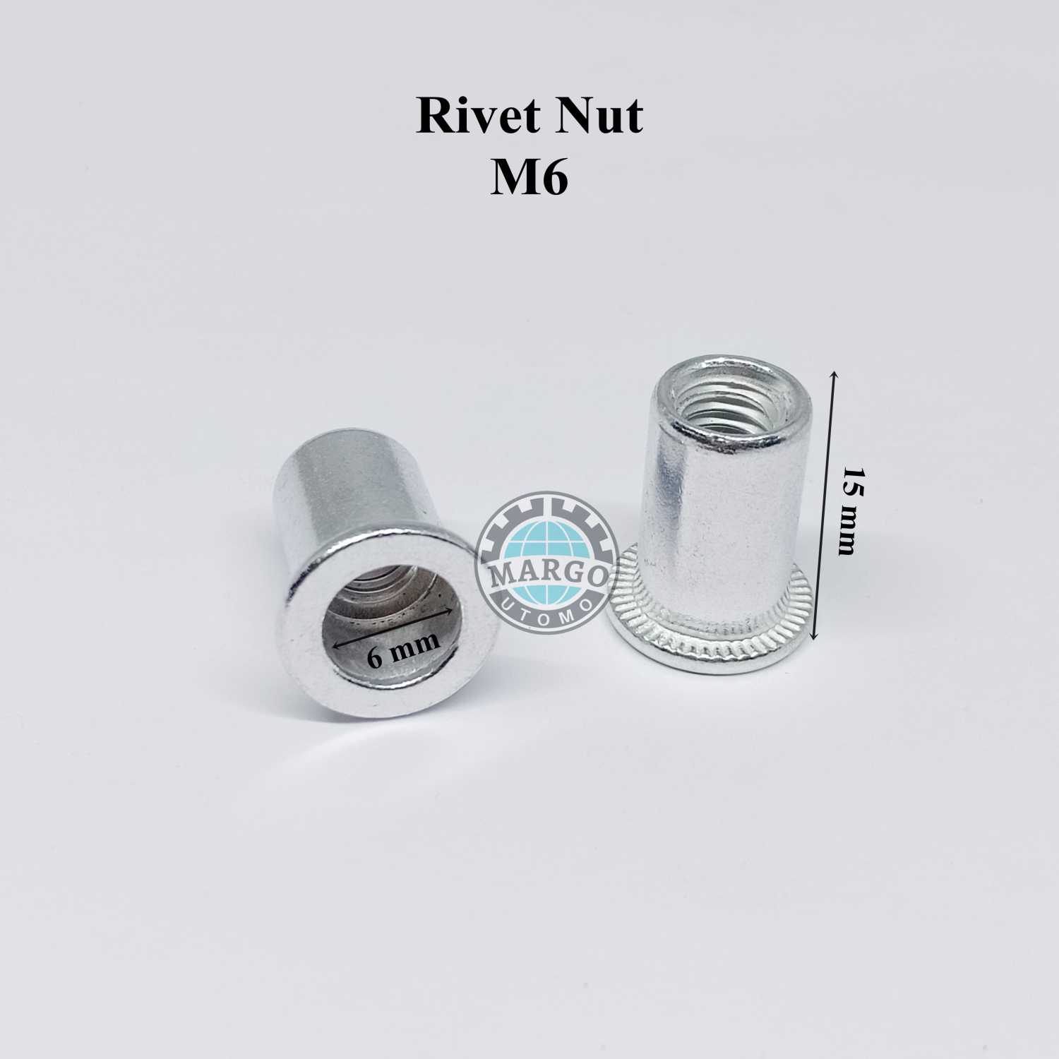 Jual Rivet Nut / Mur Keling Rivet Flat M6 | Jakmall.com