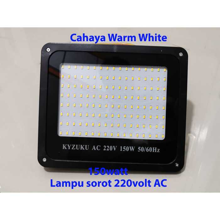 Jual KYZUKU 220V Warm White 150 watt 136 led Floodled tipis