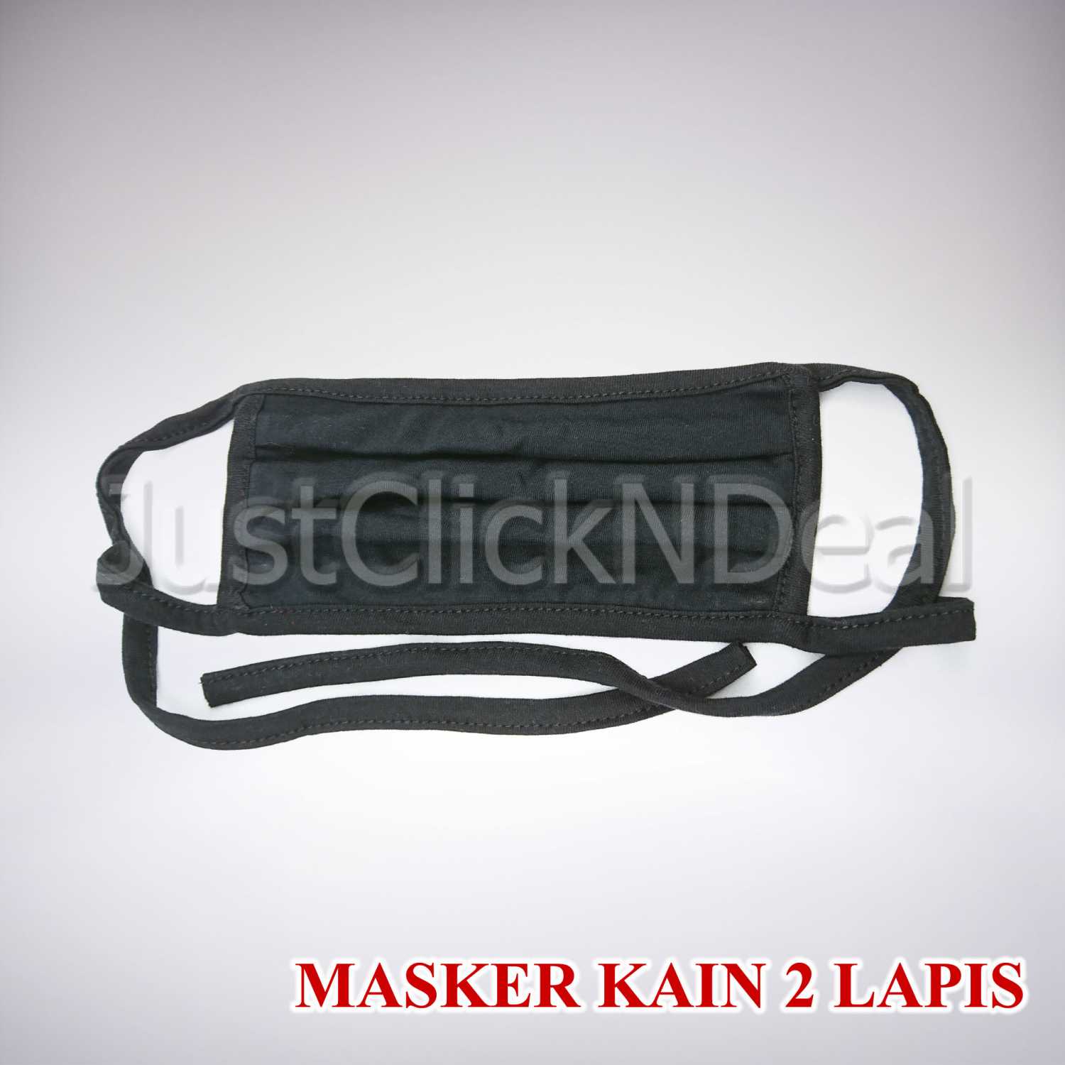 Jual Masker Kain Katun 2 Lapis Model Kerut | Jakmall.com