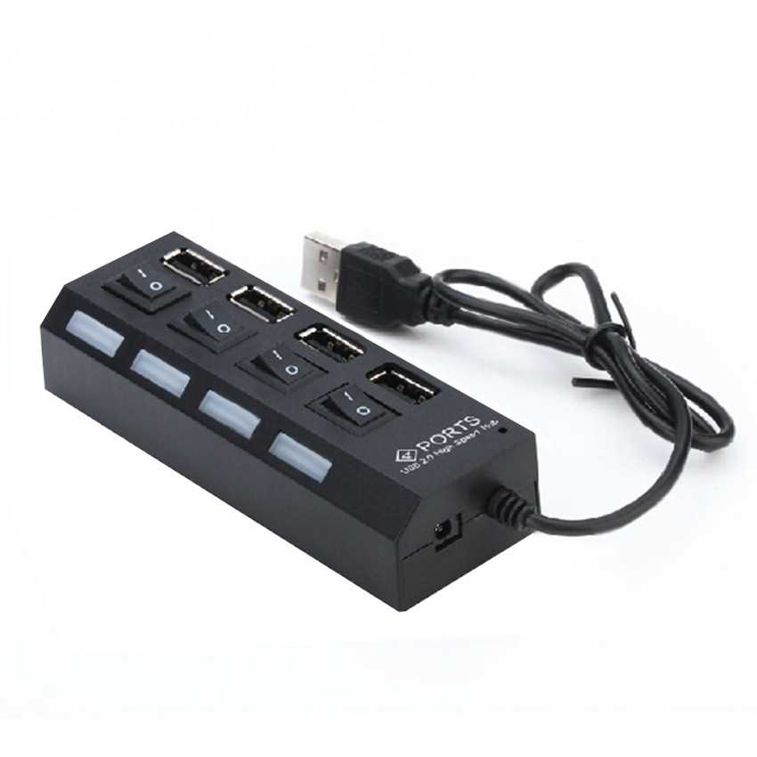 Jual USB HUB 4 Port 2.0 Saklar Switch On Off LED | Jakmall.com
